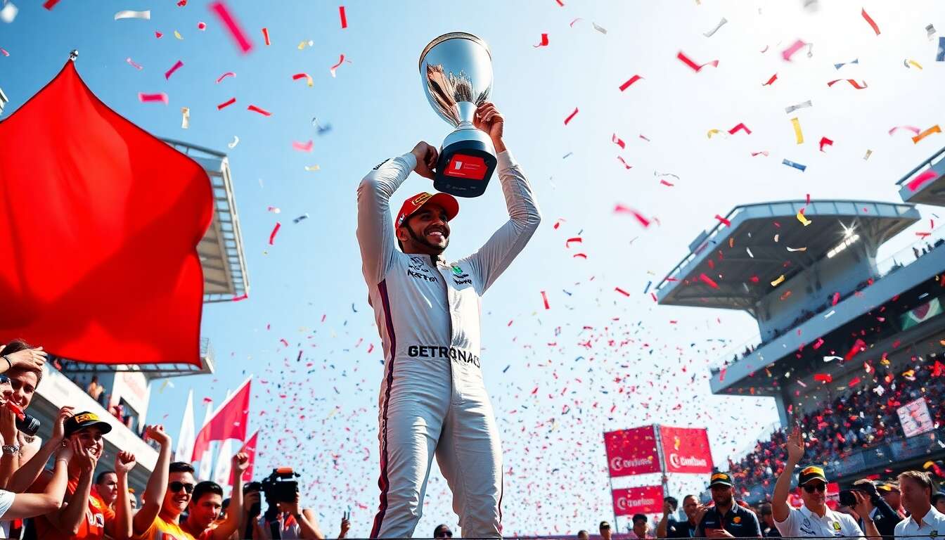 Découvrez l'exploit inoubliable de Lewis Hamilton