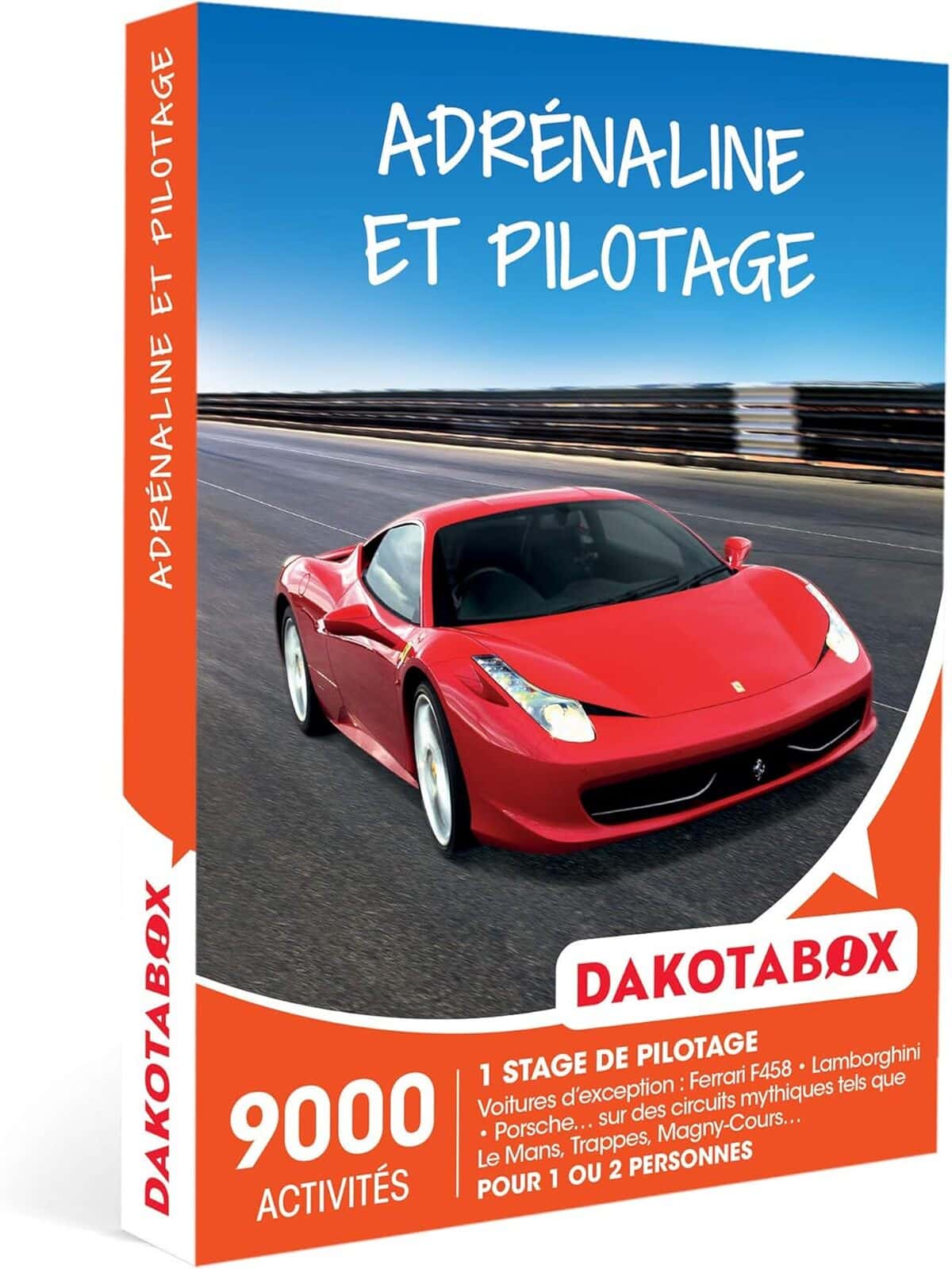 Test : coffret Dakotabox Adrénaline et pilotage pour vivre la course