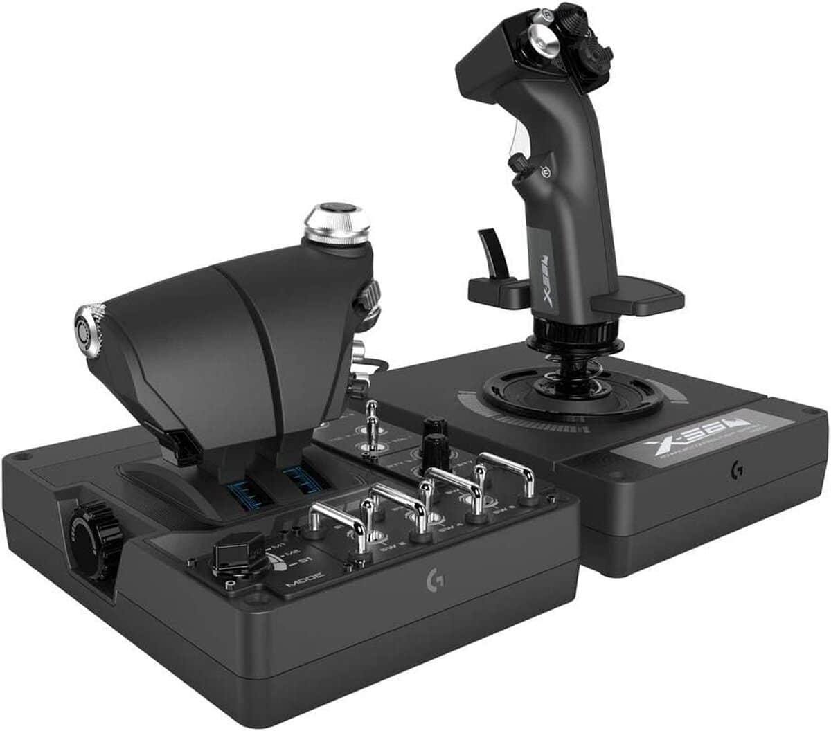 Test du système Logitech G X56 H.O.T.A.S avec joystick et commandes ...