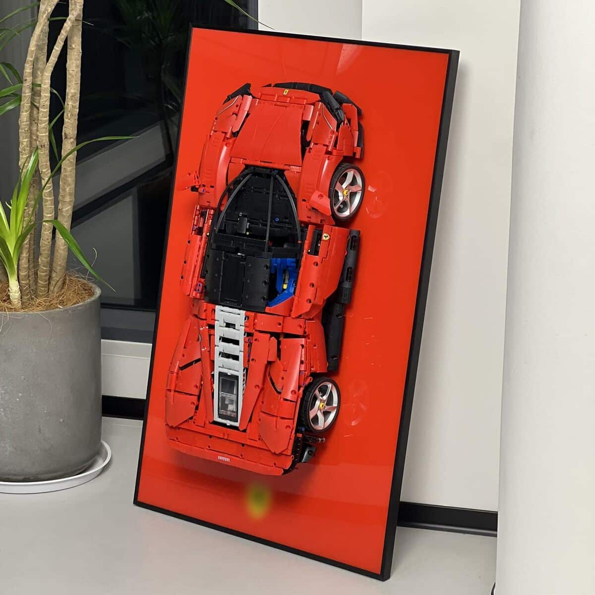 Test du tableau mural iLuane pour Lego Technic Ferrari Daytona SP3 42143