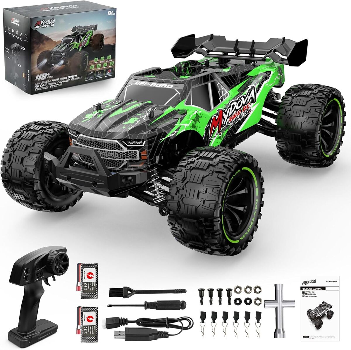 Test voiture télécommandée tout-terrain MYDOVA 1 : 14