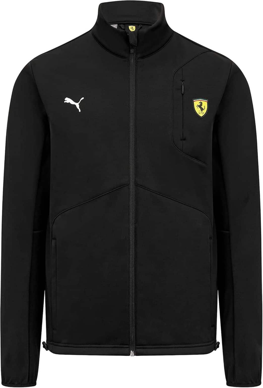Test de la veste softshell Puma Scuderia Ferrari noire pour homme