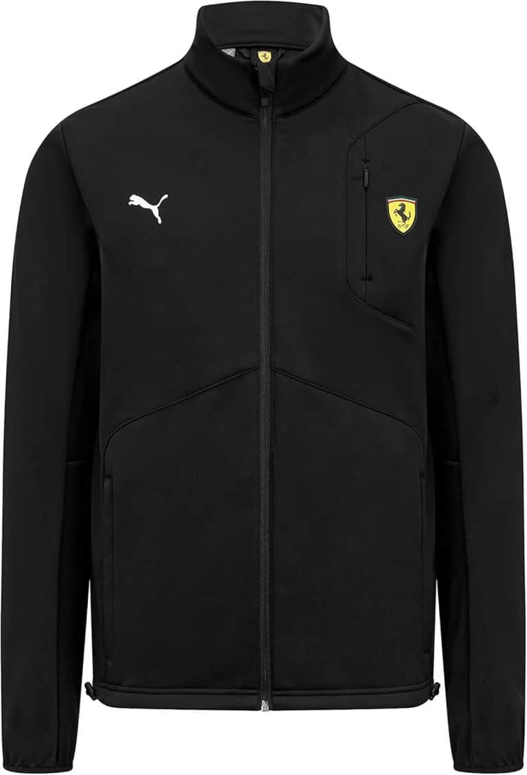 Test de la veste softshell Puma Scuderia Ferrari noire pour homme
