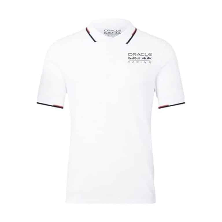 Test et avis sur le polo Red Bull Racing F1 blanc en taille M